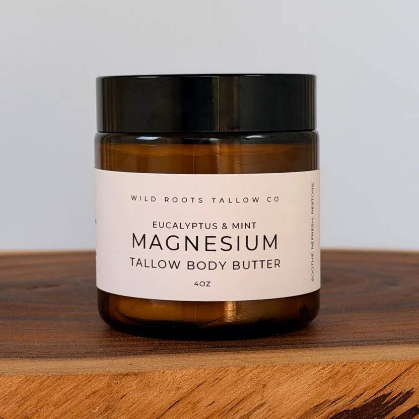 Tallow Magnesium Body Cream Eucalyptus & Peppermint