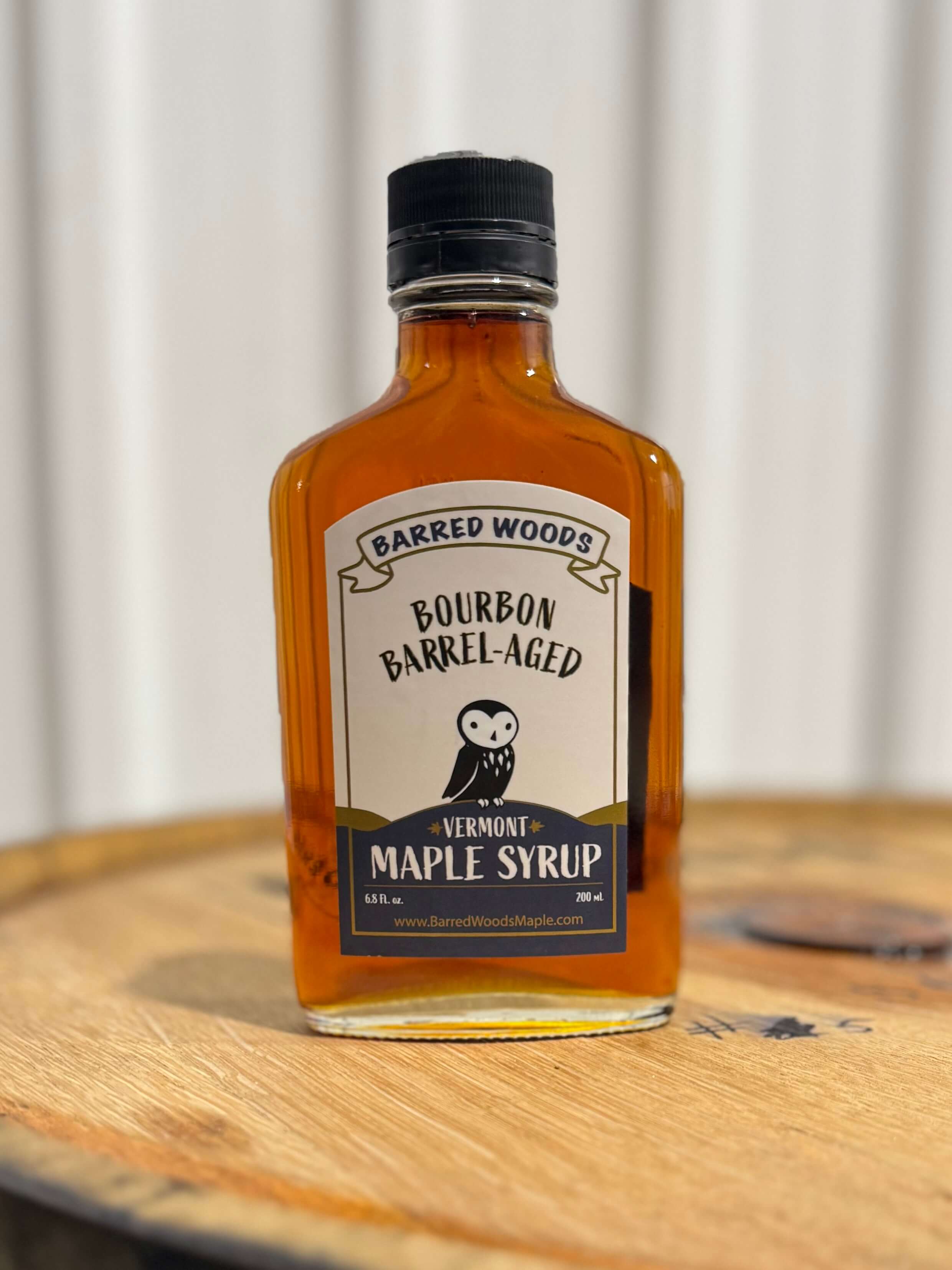 Bourbon Barrel Aged Vermont Maple Syrup - 200ml Bottle