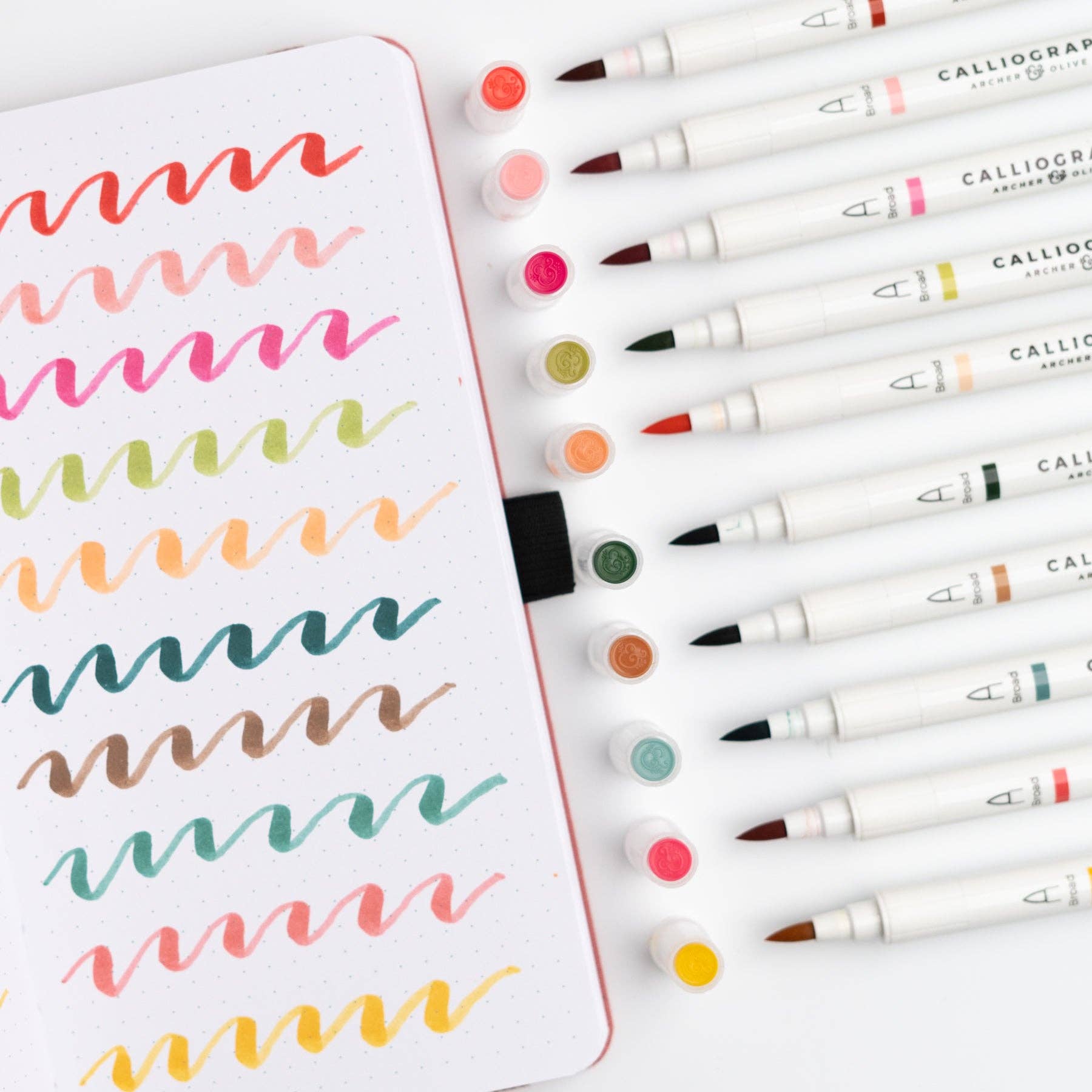 Meadow & Vine Set of 10 Calliograph Pens