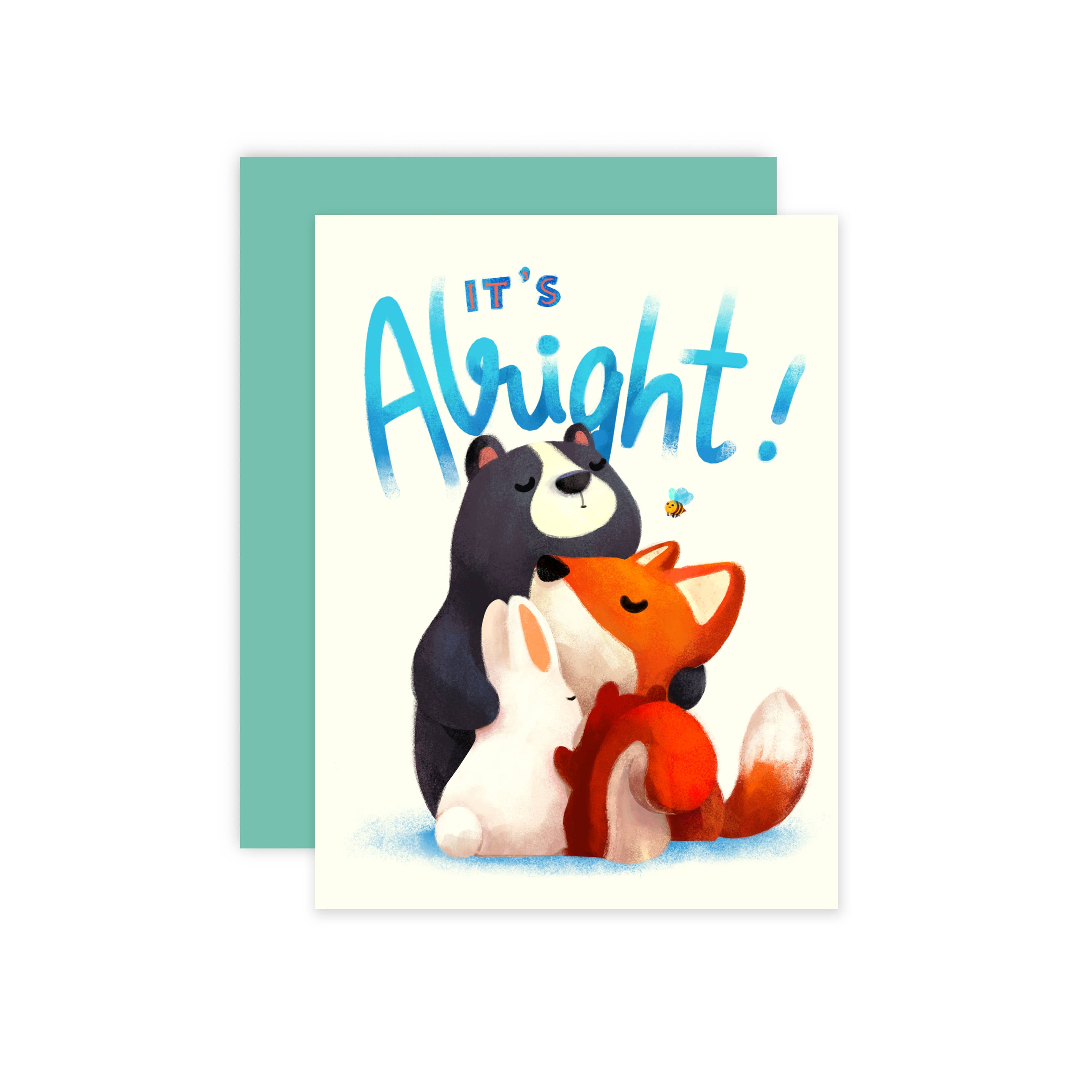 It's Alright Group Hug Card – Kings Homestead